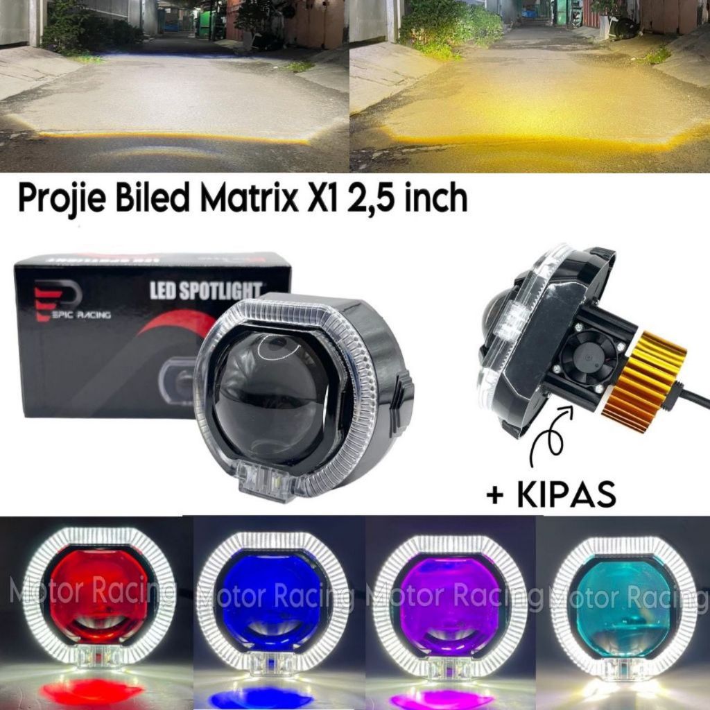 Jual Projie Biled Matrix X1 2,5 Inch New Product High Low Putih Body ...