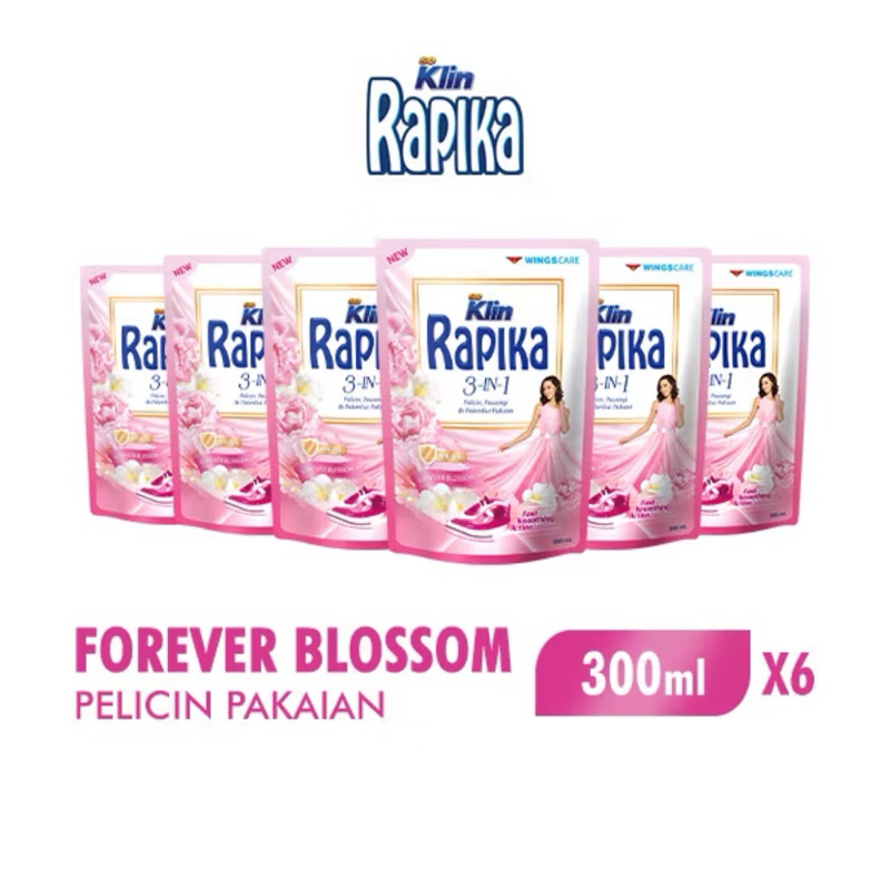 Jual RAPIKA FOREVER BLOSSOM 300ml x 6pcs | Shopee Indonesia