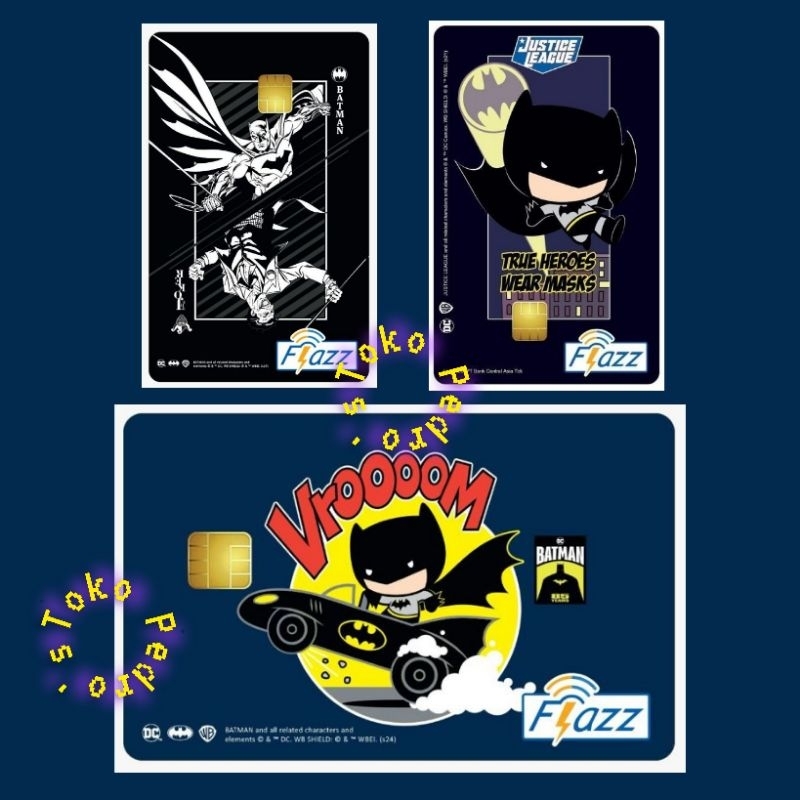 Jual Kartu Flazz BCA Gen 2 /Gen2 Limited Edition Edisi BATMAN ORI /Like ...