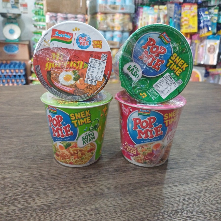 Jual Pop Mie Mini Mi Instan Cup Snek Time 38 Gr | Shopee Indonesia
