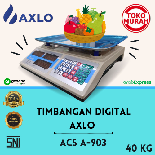 Jual Timbangan Buah Digital Price Computing Scale AXLO A-903 40 Kg Seri ...