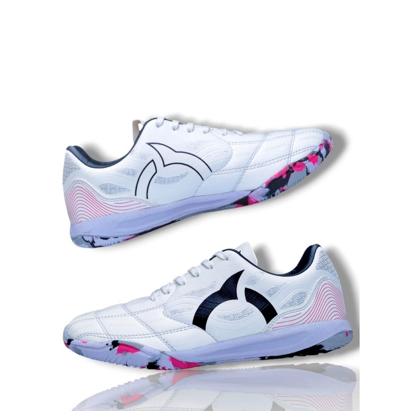 Jual SEPATU FUTSAL ORTUSEIGHT JOGOSALA PUTIHPINK FREE KAOS KAKI DAN ...