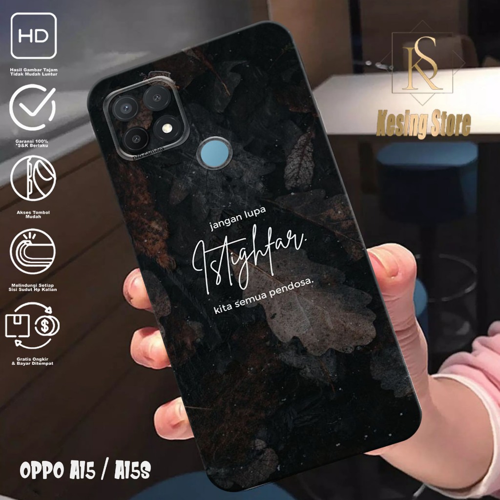 Jual Case Oppo A15 / Oppo A15S - Casing Oppo A15 / Oppo A15S QUOTES ...