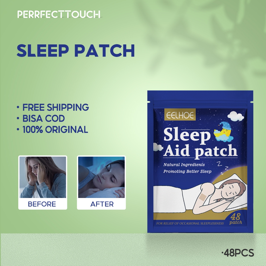Jual [Beli 2 gratis 1] EELHOE Sleep Patch 48pcs Good Night Sleep Patch ...