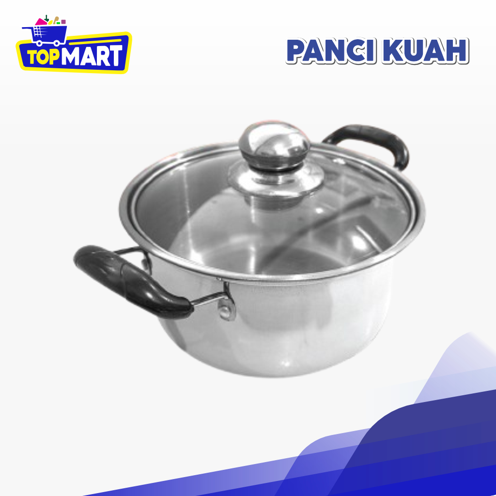 Jual TOPMART - Panci Kuah Stainless With Tutup / Panci Sup Sop ...