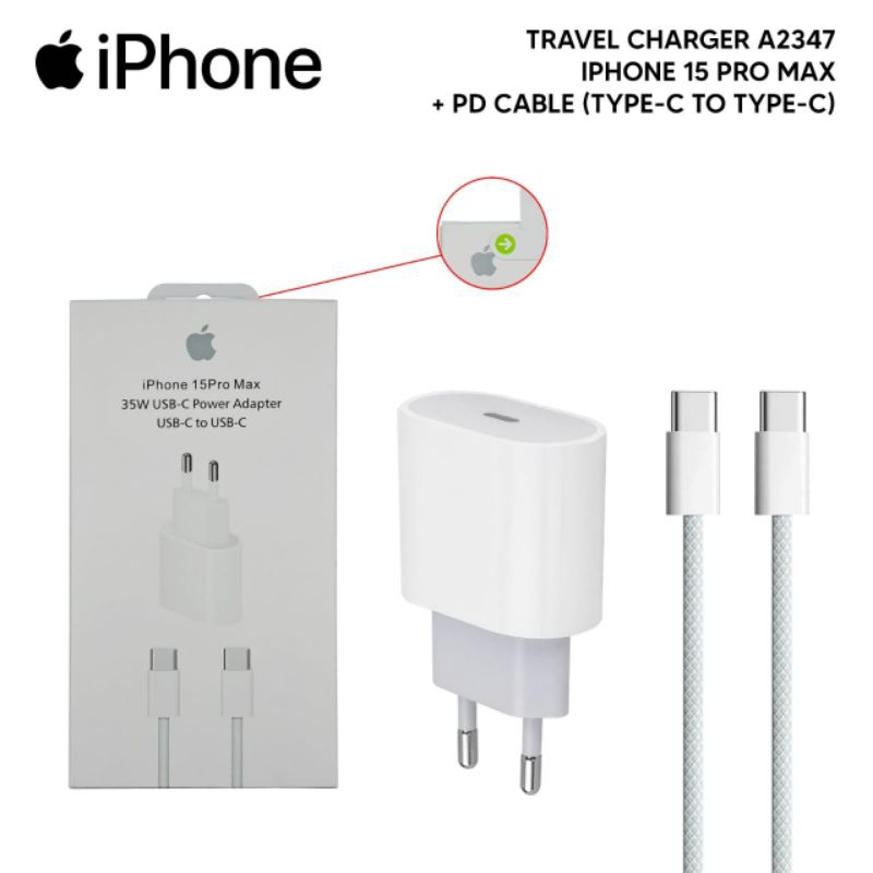 Jual TERMINAL CAS IPHONE 15 PROMAX PD CABLE TYPE-C ke TYPE-C | Shopee ...