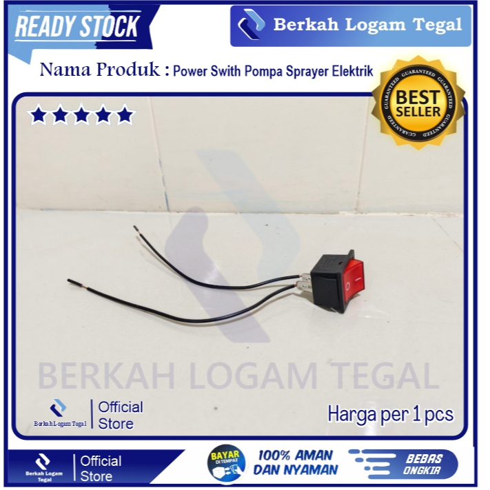 Jual Saklar / Switch ON OFF Tangki Sprayer Elektrik Knapsak Dengan ...