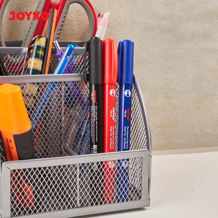 Jual ACCS pulpen spidol permanent marker dual Tip PM31-33 joyko ...