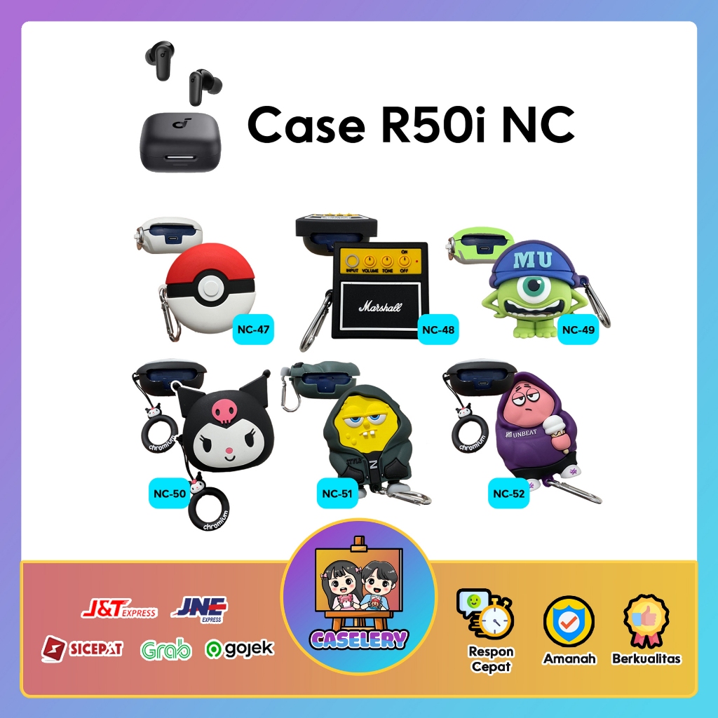 Jual [R50i NC] Case Soundcore R50i NC Karakter New Premium Quality Soft ...