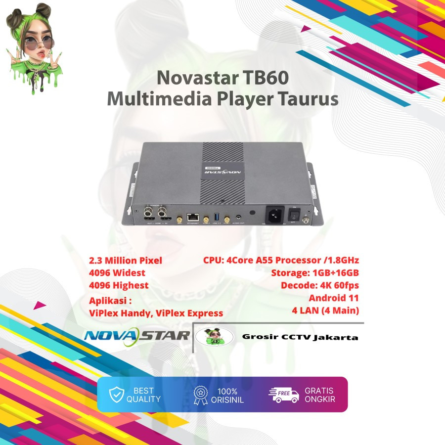 Jual Novastar Taurus TB60 TB8 Multimedia Player LED Videotron ...