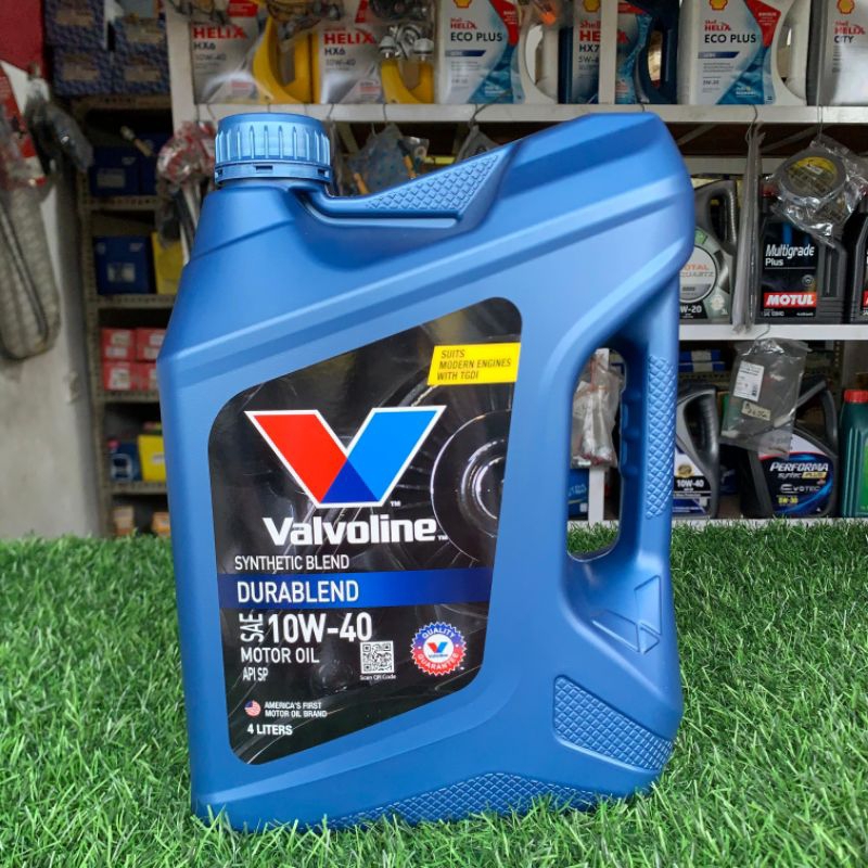 Jual OLI VALVOLINE SAE 10W-40 SYNTHETIC BLEND DURABLEND MOTOR OIL API ...