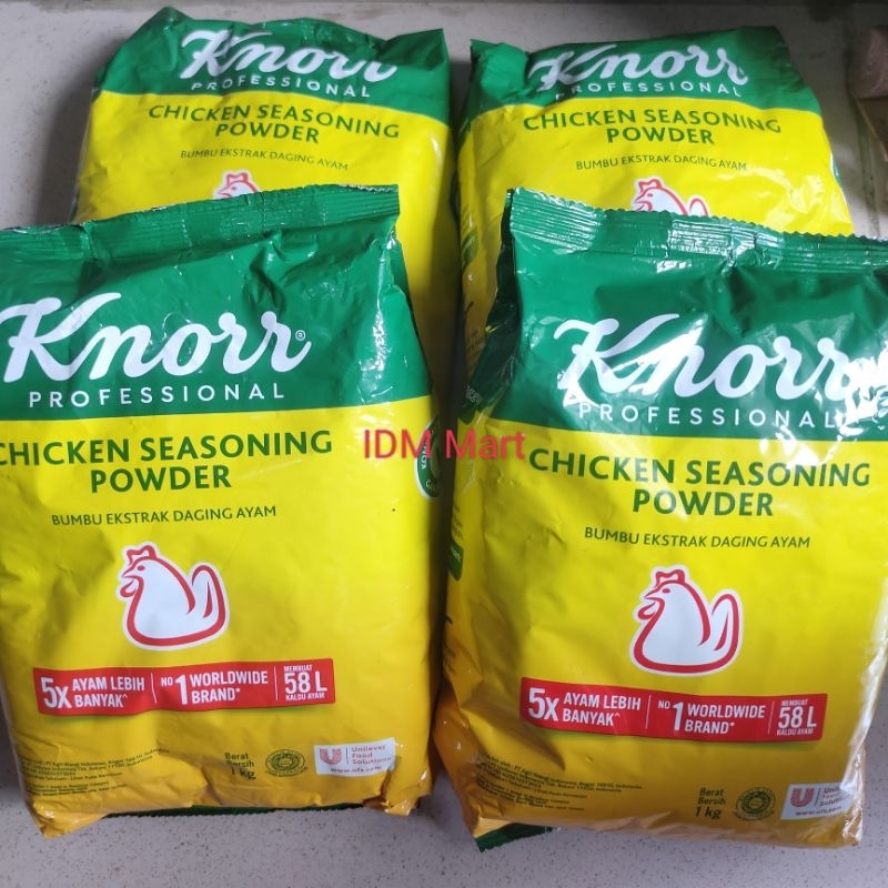 Jual Knorr Chicken Seasoning Powder 1kg / Bumbu penyedap rasa kaldu ...