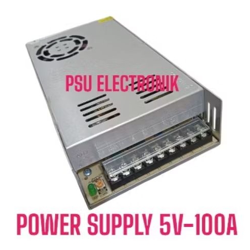 Jual Power Supply Travo 5V 100A High Technology PSU 100 Amper 5V Kipas ...