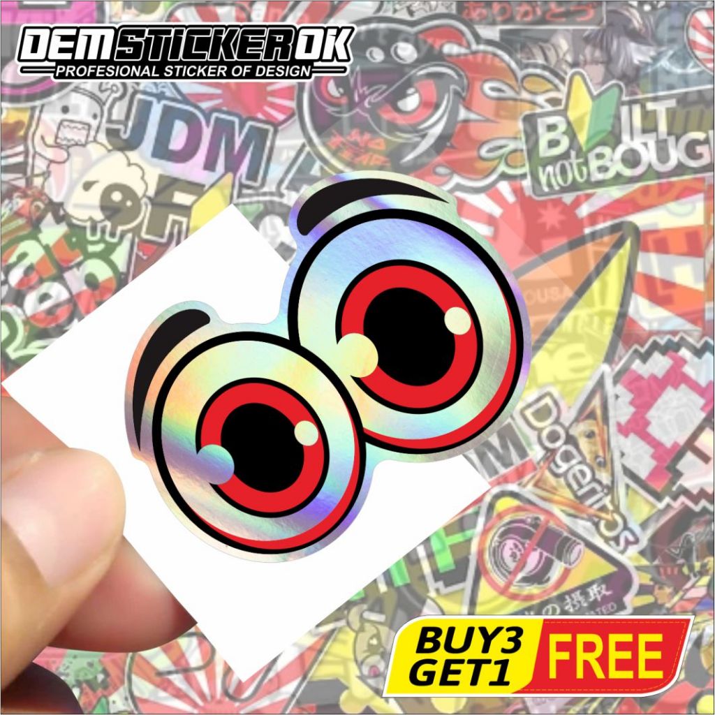 Jual STIKER MATA MATA KARTUN DAN STIKER LOGO NO FEAR STIKER KEREN ...