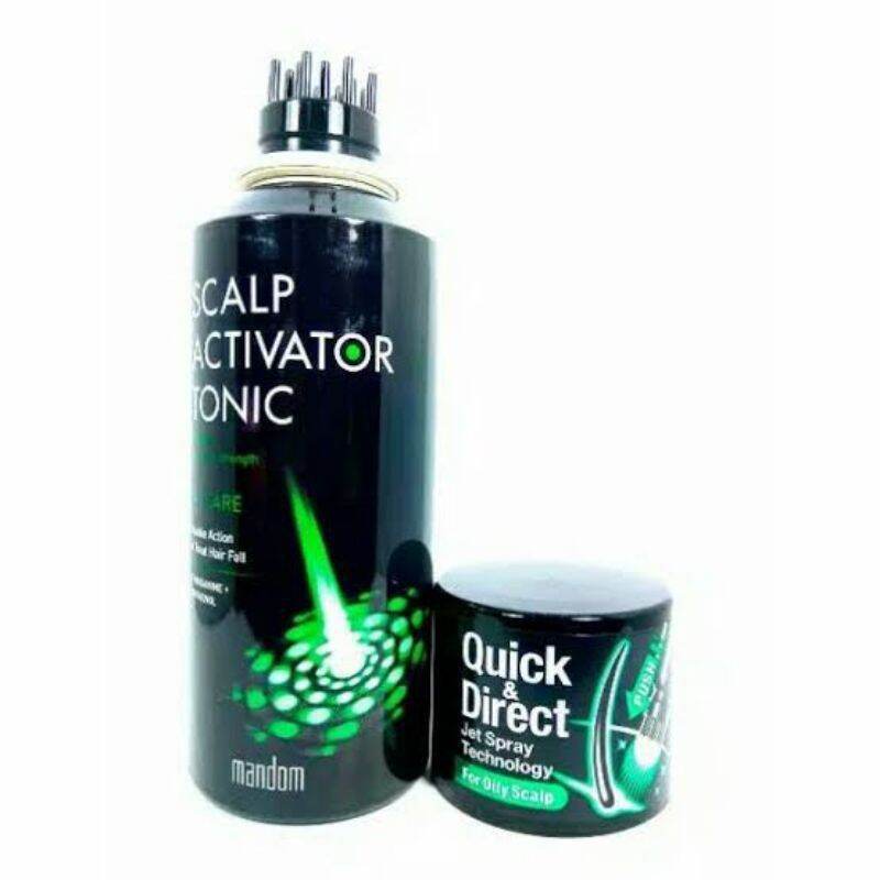 Jual Mandom Scalp Activator Tonic Varian Hijau _ 150 ml | Shopee Indonesia