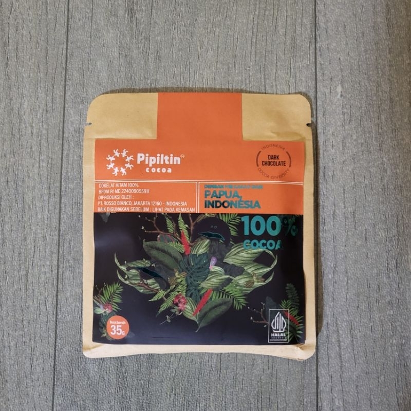 Jual Pipiltin Cocoa Dark Chocolate Coklat Bar Ransiki 100% With Cacao ...
