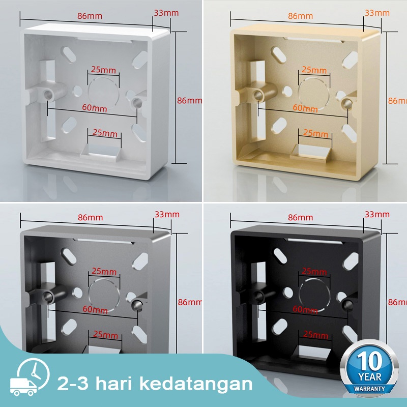Jual Outbow Saklar Kotak Sakelar Soket Kotak Pemasangan Pvc Kotak ...
