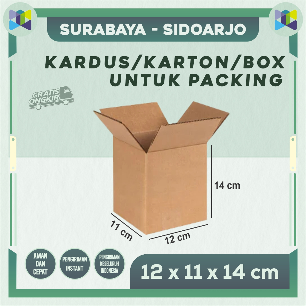 Jual Box Packing 12x11x14 / Box packing / Karton Packing | Shopee Indonesia