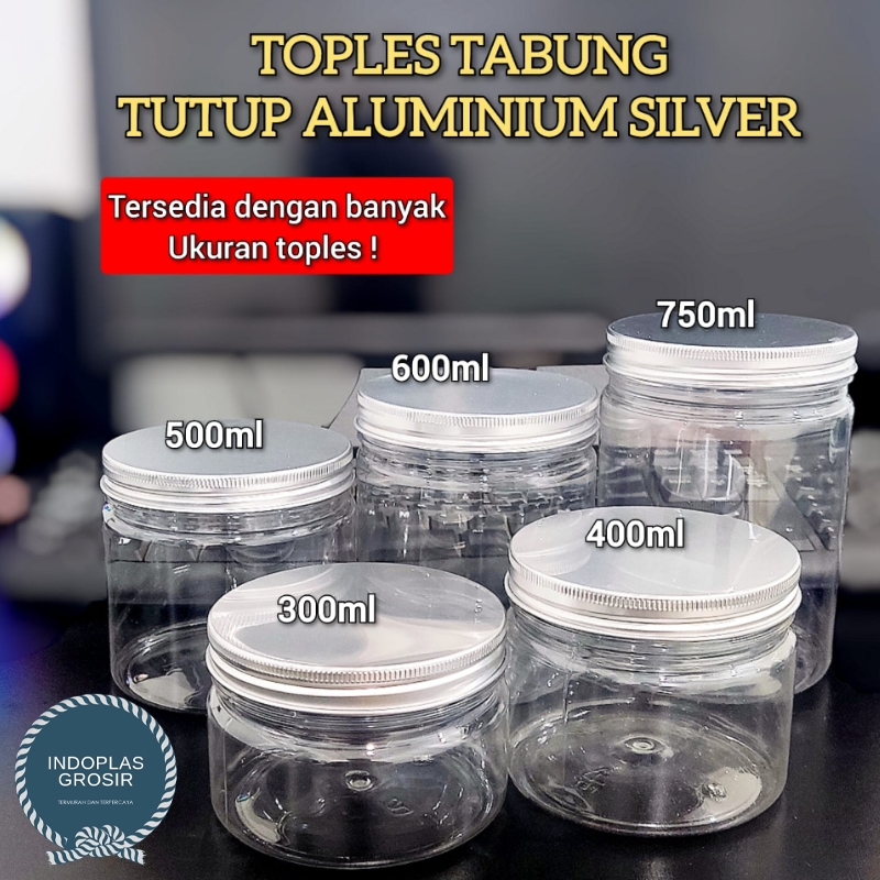 Jual TOPLES TABUNG TUTUP ALUMINIUM / TOPLES PLASTIK TUTUP ALUMINIUM 300ML 400ML 500ML 600ML ...