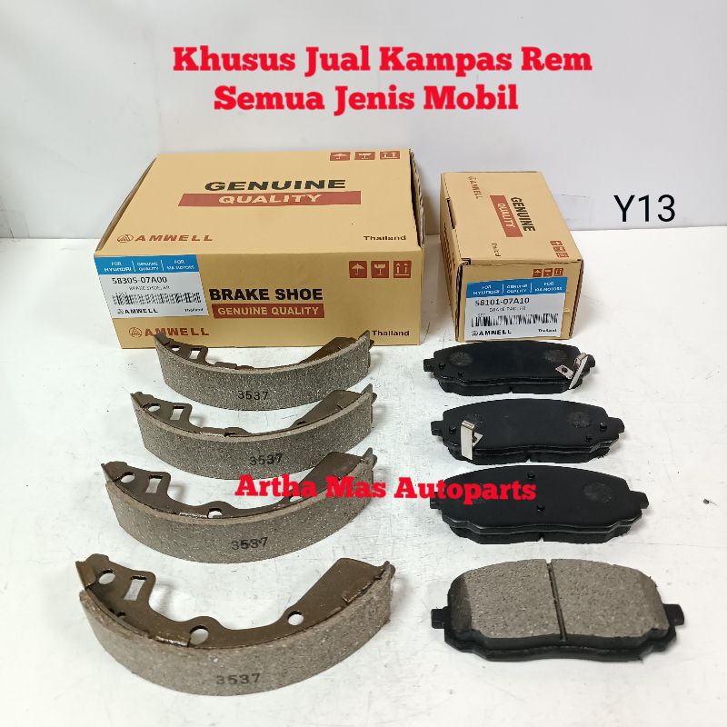 Jual KAMPAS REM SET KIA PICANTO OLD COSMO KOMPLIT DEPAN BELAKANG KIA ...