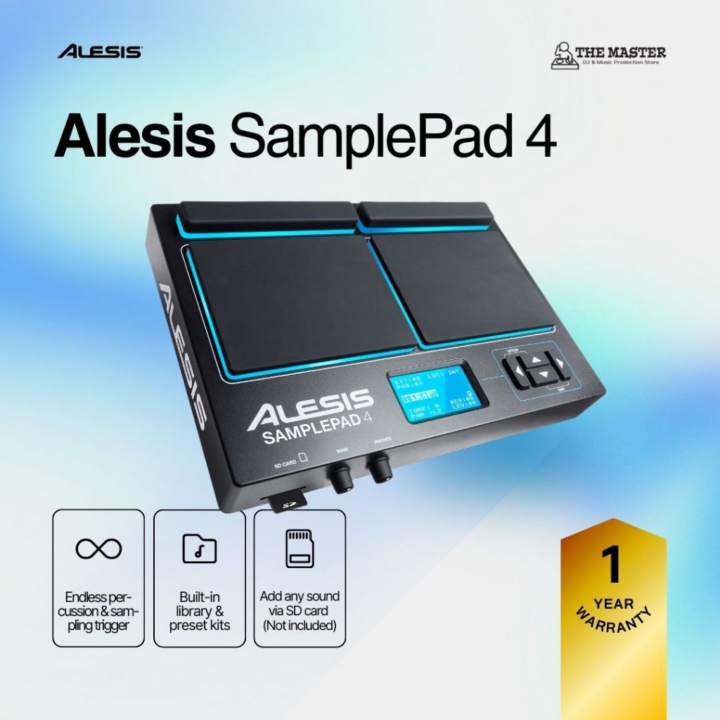 Jual [Ready Stock] Alesis SAMPLEPAD 4 Drum and Sample Pad | Shopee Indonesia