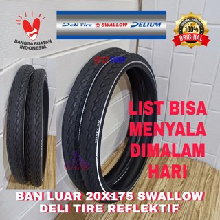 Jual BAN LUAR SEPEDA 20 X 1.75 175 KENDA SWALLOW DELI TIRE 20X1.75 20X175 SEPEDA MINI BMX ANAK ...