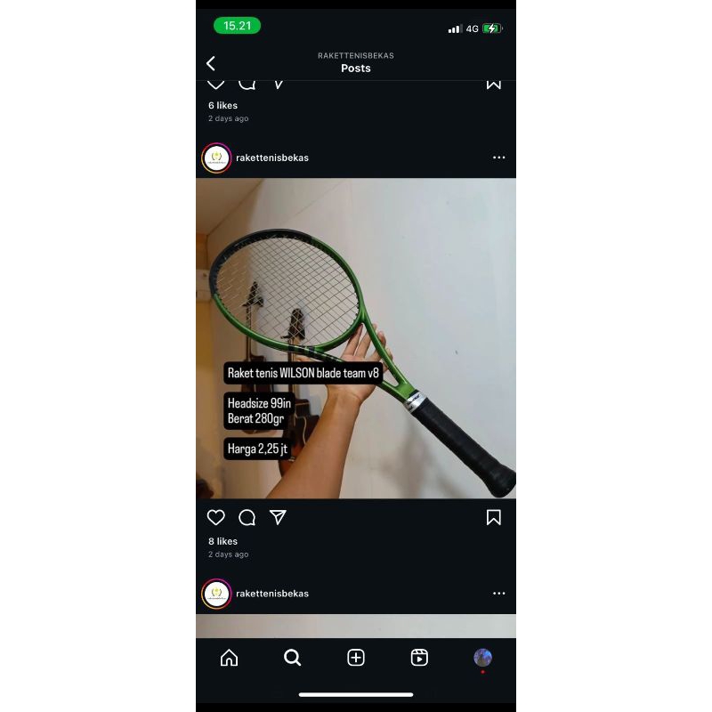 Jual raket tenis wilson blade team v8 | Shopee Indonesia