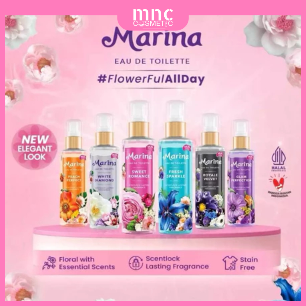 Jual MARINA - Eau De Toilette Long Lasting Fragrance 150ml | Shopee ...