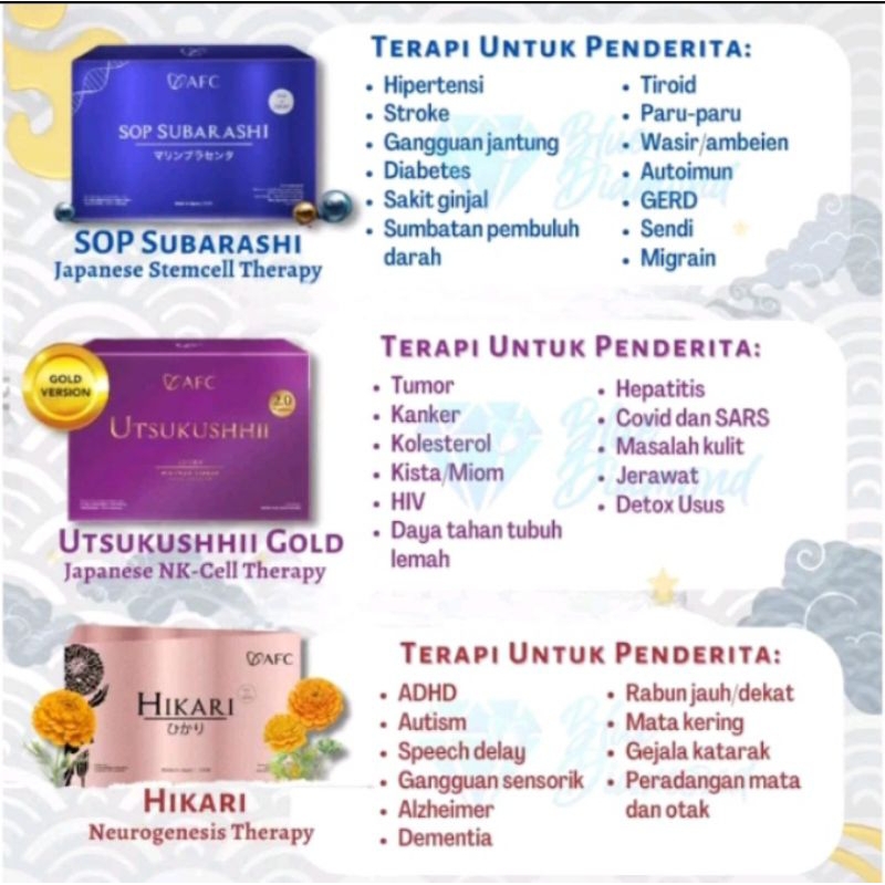 Jual SOP SUBARASHII - UTSUKUSHII GOLD - HIKARI AFC JAPAN ORIONAL ...