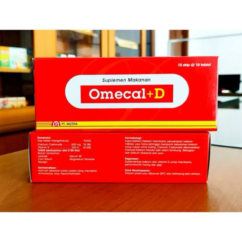 Jual OMECAL+D BOX ISI 100 TABLET | Shopee Indonesia