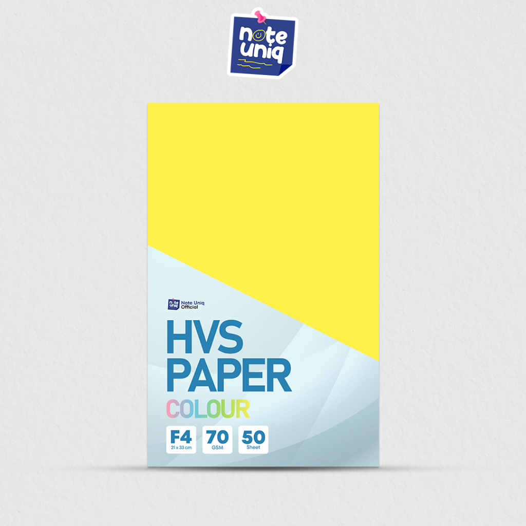 Jual Kertas HVS Warna Kuning 70 GSM F4 - Isi 50 Lembar | Shopee Indonesia