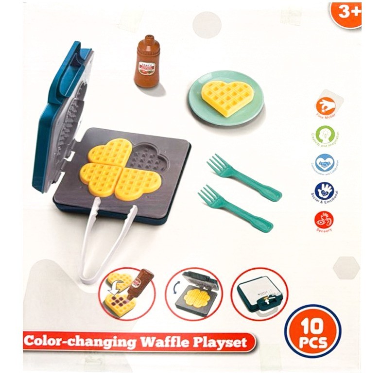 Jual Alat Masak Mainan Tons O Fun Color Changing Waffle Playset | Shopee Indonesia