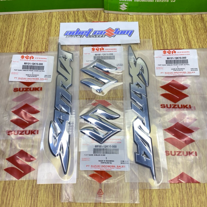 Jual EMBLEM LOGO SATRIA EMBLEM LOGO SAYAP S 6x6 SUZUKI SATRIA FU ...
