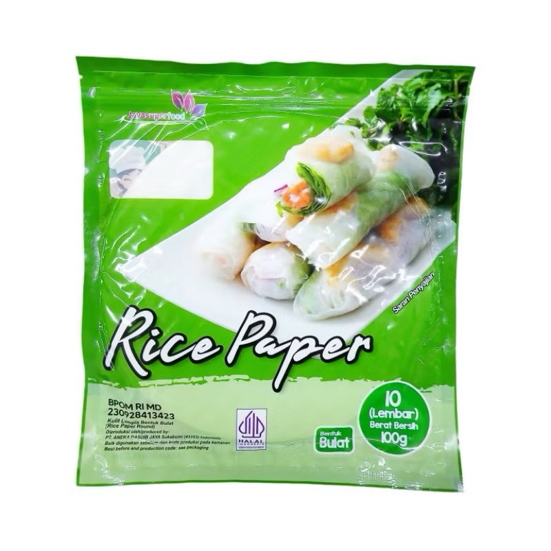 Jual JSF Rice Paper Bulat 100gr & 200gr | Shopee Indonesia