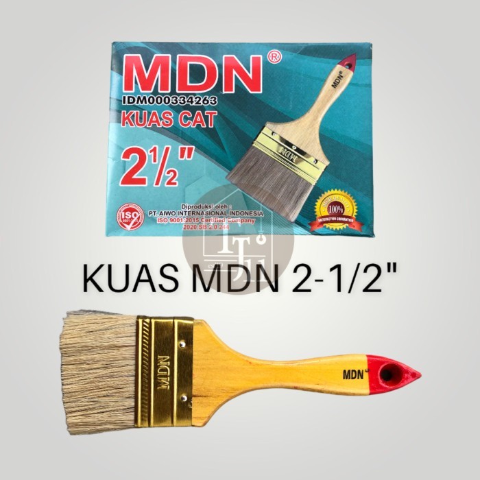 Jual KUAS CAT TEMBOK 1,5" merk MDN / Kuas Cat MDN ukuran 1,5 inch ...