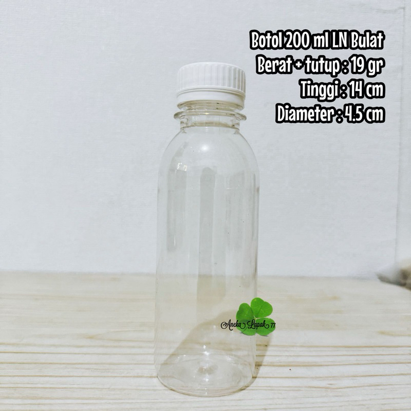 Jual Botol martabak 200 ml 100 pcs botol plastik 200 ml grosir 100 pcs ...