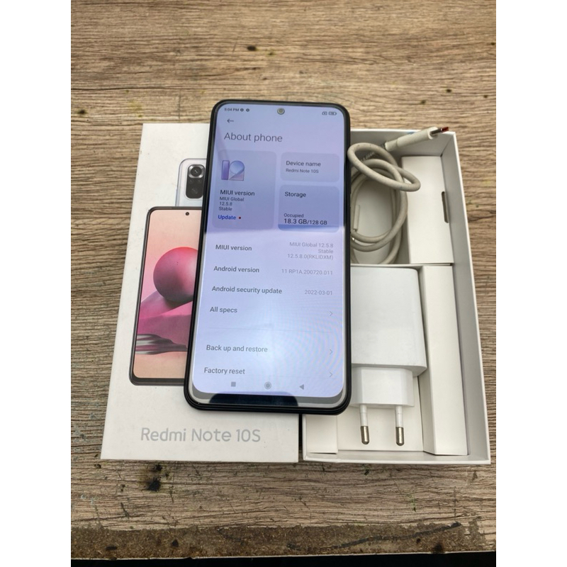 Jual Xiaomi Redmi Note 10S 6/128 Second | Shopee Indonesia