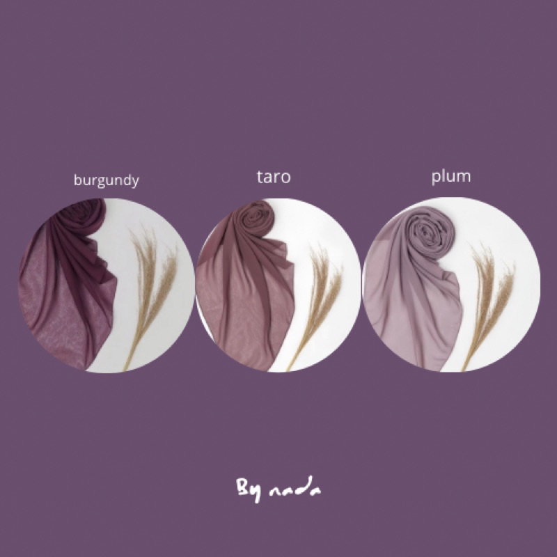 Jual [1] By Nada | Plain square | Segi empat polly cotton | Kerudung ...