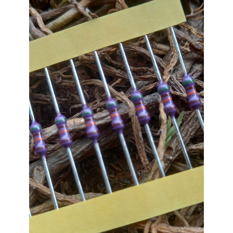 Jual resistor 51k ohm 1/4wat unggu zero full tembaga harga untuk 50pc ...