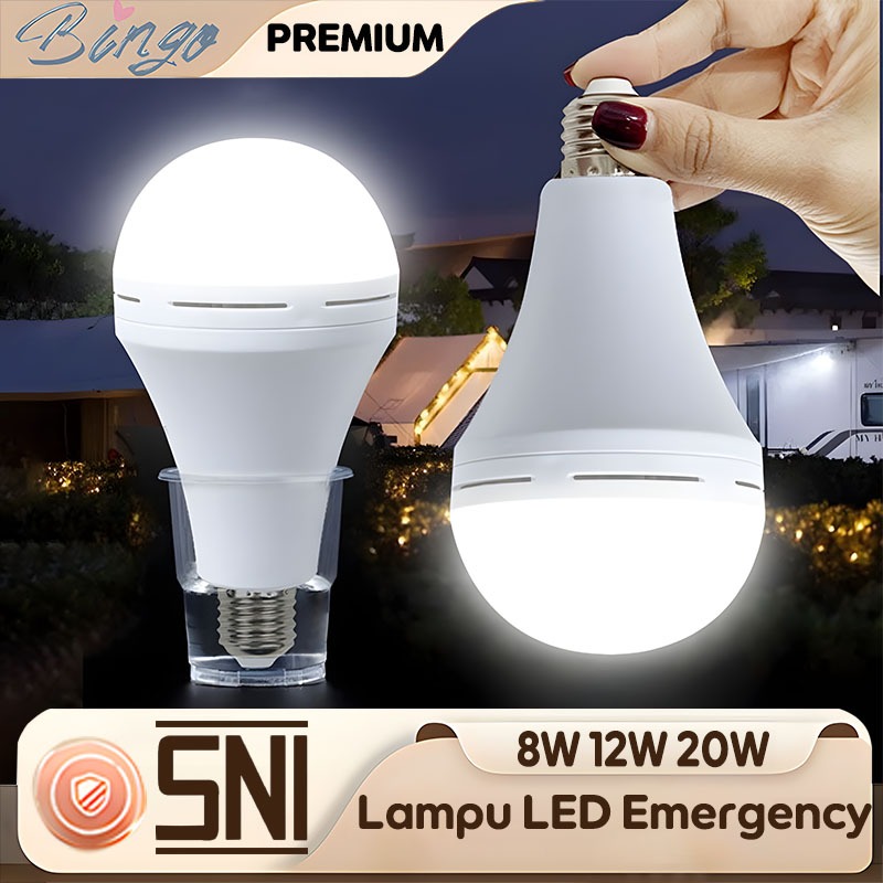 Jual Lampu Magic Emergency Led 8/12/20W Lampu LED Emergency Bohlam Pasar Magic Lamp Malam ...