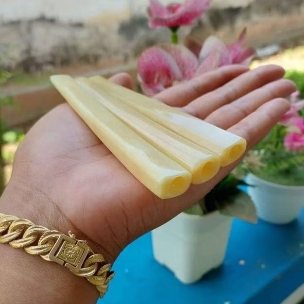 Jual Once Pipa Pipo Cangklong Tulang Sapi Model Kotak atau Segi 4 Murah ...