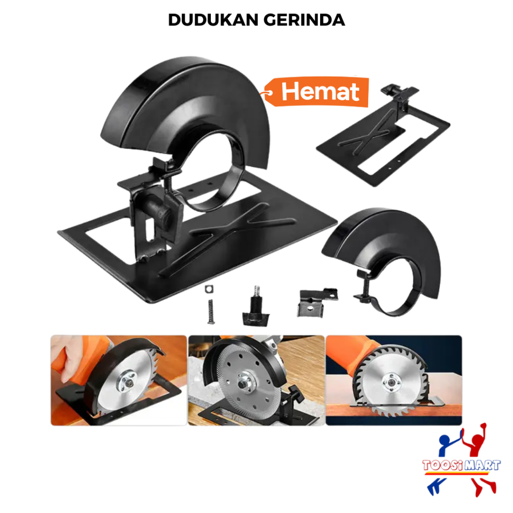Jual Stand Holder Grinder + COVER Dudukan Gerinda Tangan Jadi Circular ...