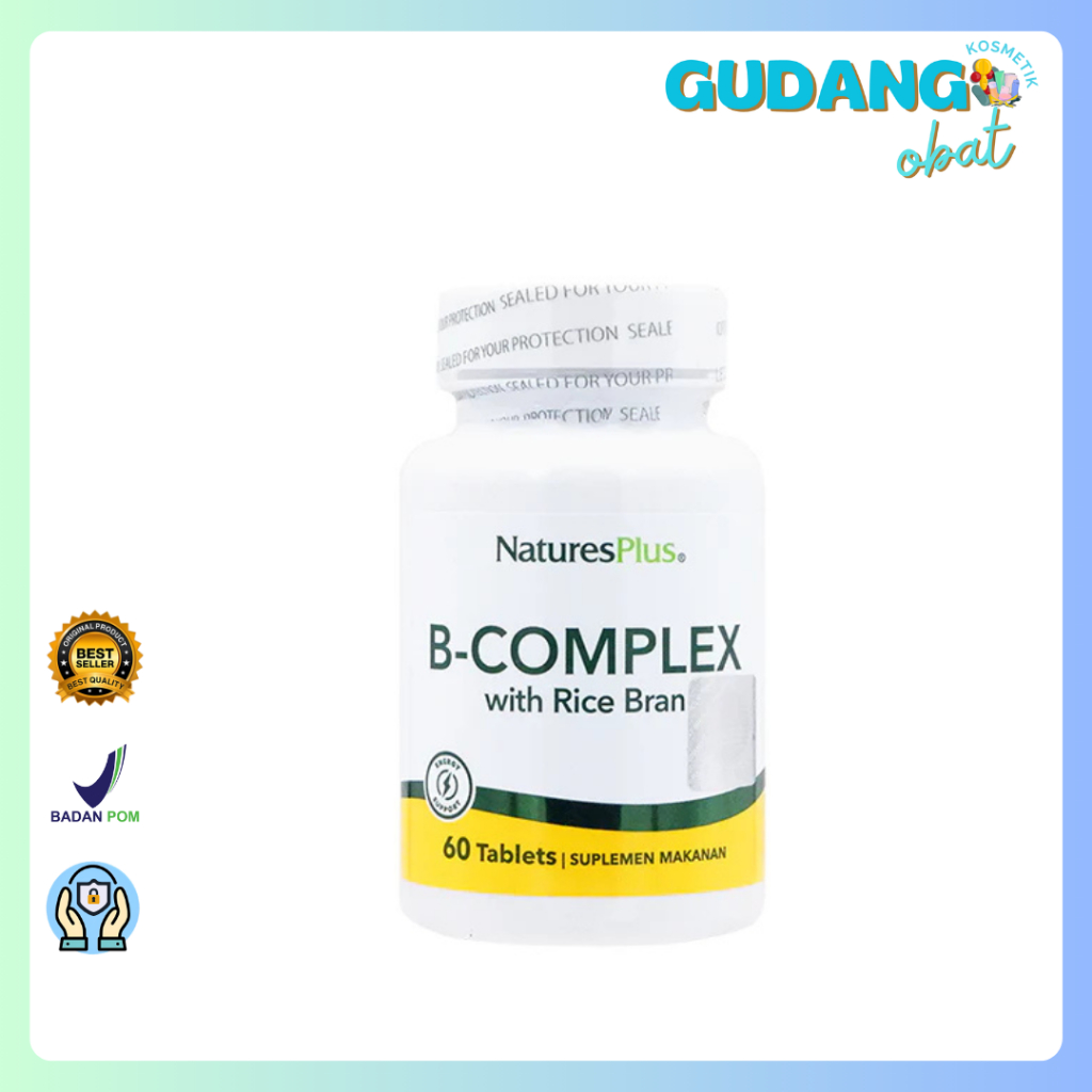 Jual NATURE'S PLUS B COMPLEX 60'S, B KOMPLEK, B COMPLEX, SARAF ANTI ...