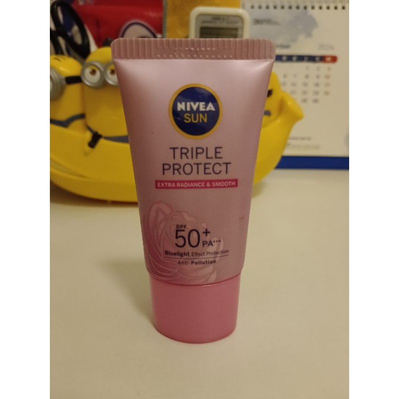 Jual NIVEA SUN Triple Protect Extra Radiance & Smooth | Shopee Indonesia