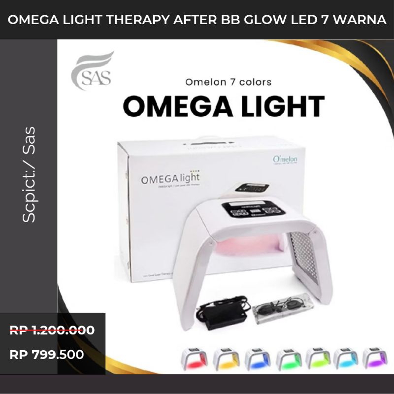 Jual Promo LED PDT LIGHT OMEGA LIGHT AQUA OMELON LIGHT 7 WARNA BEST ...