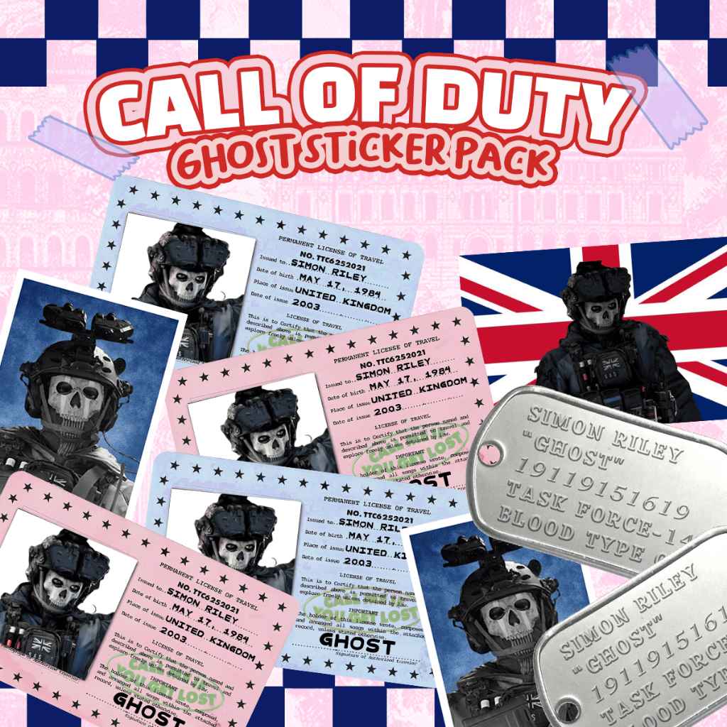 Jual GHOST CALL OF DUTY sticker pack | Shopee Indonesia