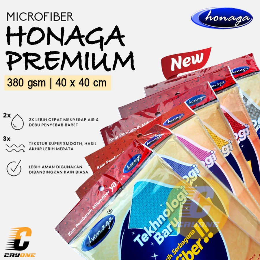 Jual HONAGA PREMIUM Kain Microfiber Serbaguna Teknologi baru 380GSM ...