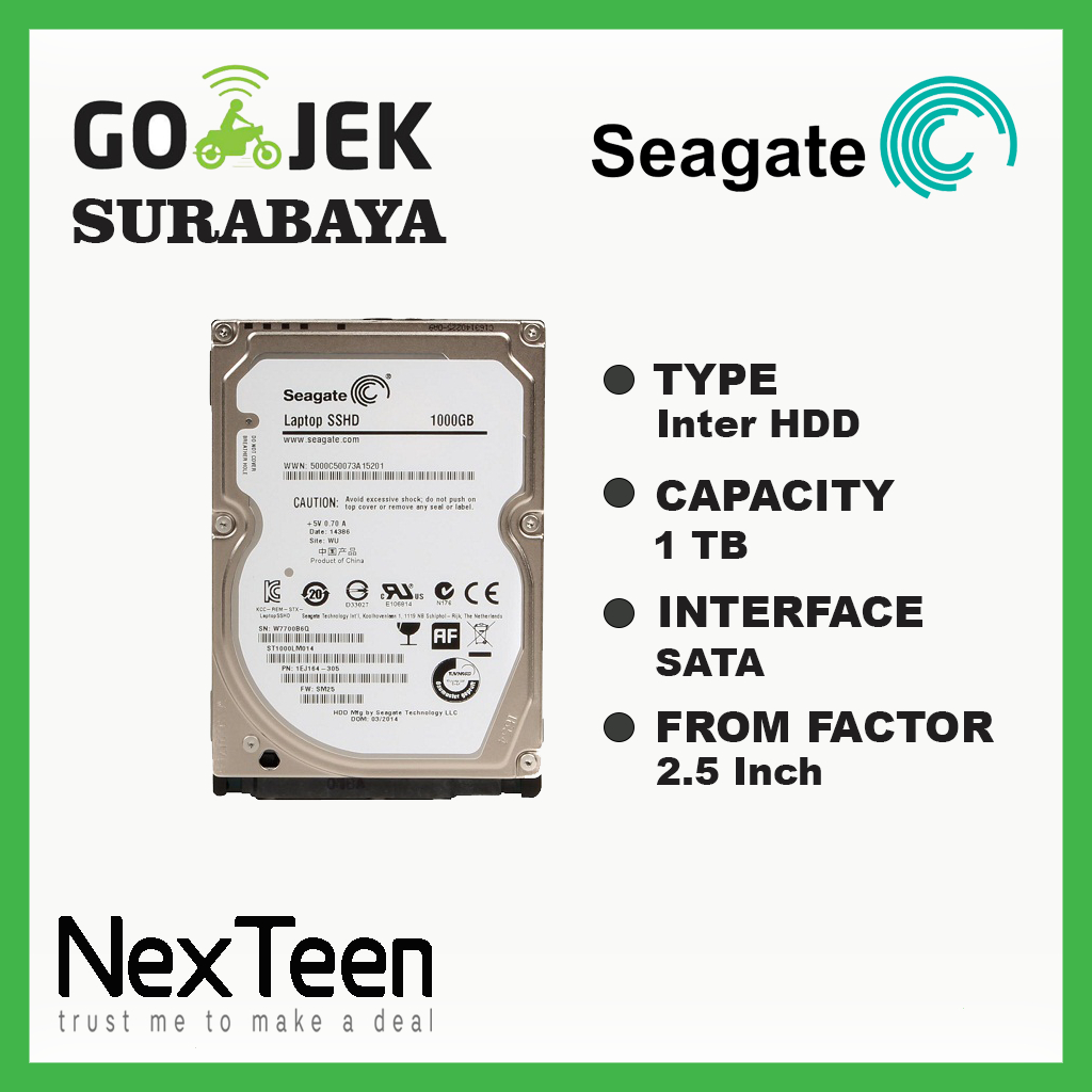 Jual HDD Seagate Laptop 1 TB 500GB Original Hard disk Internal buat ...