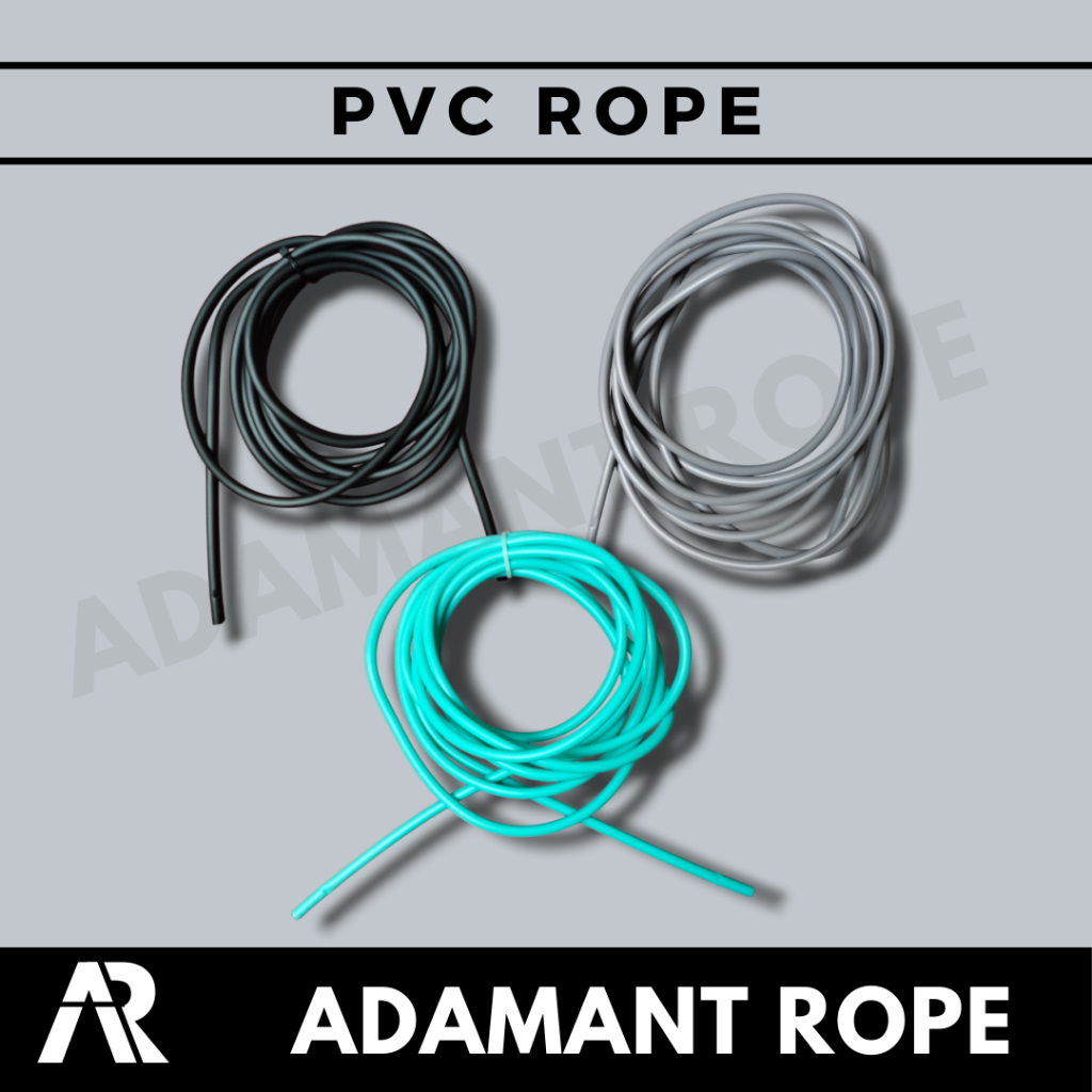 Jual [ADAMANT ROPE] PVC ROPE 3M 5mm Tali PVC Lompat Tali Skipping Rope ...