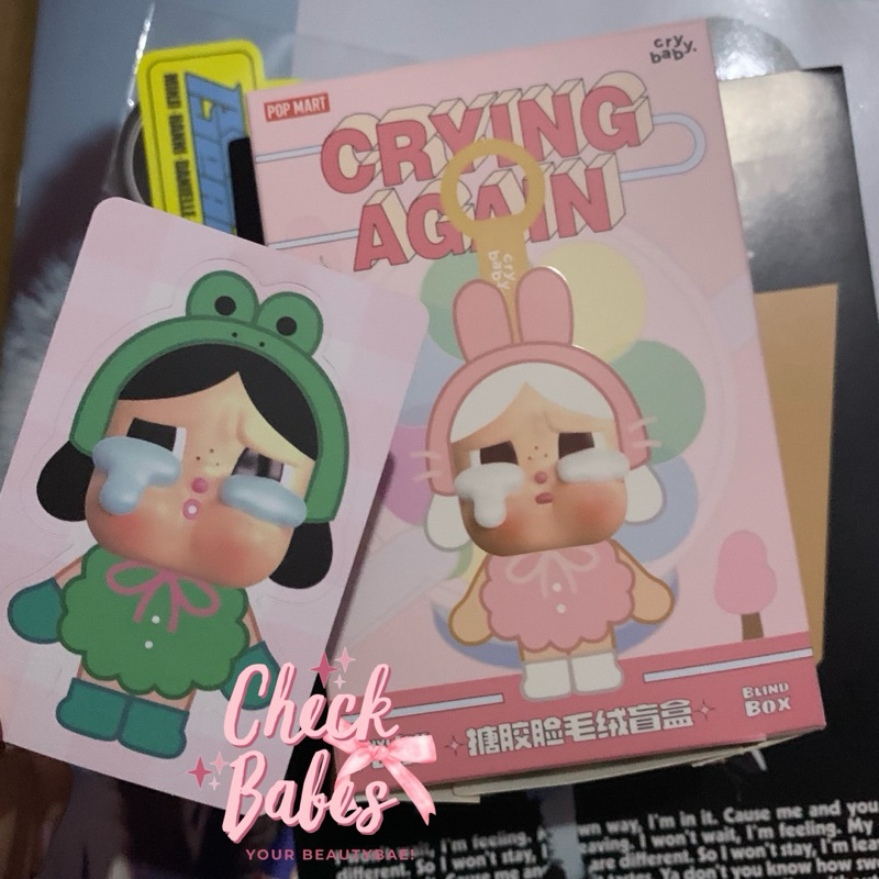 Jual [READY STOCK] CRYBABY CRYING AGAIN VINYL FACE PLUSH (WHAT A FROG ...